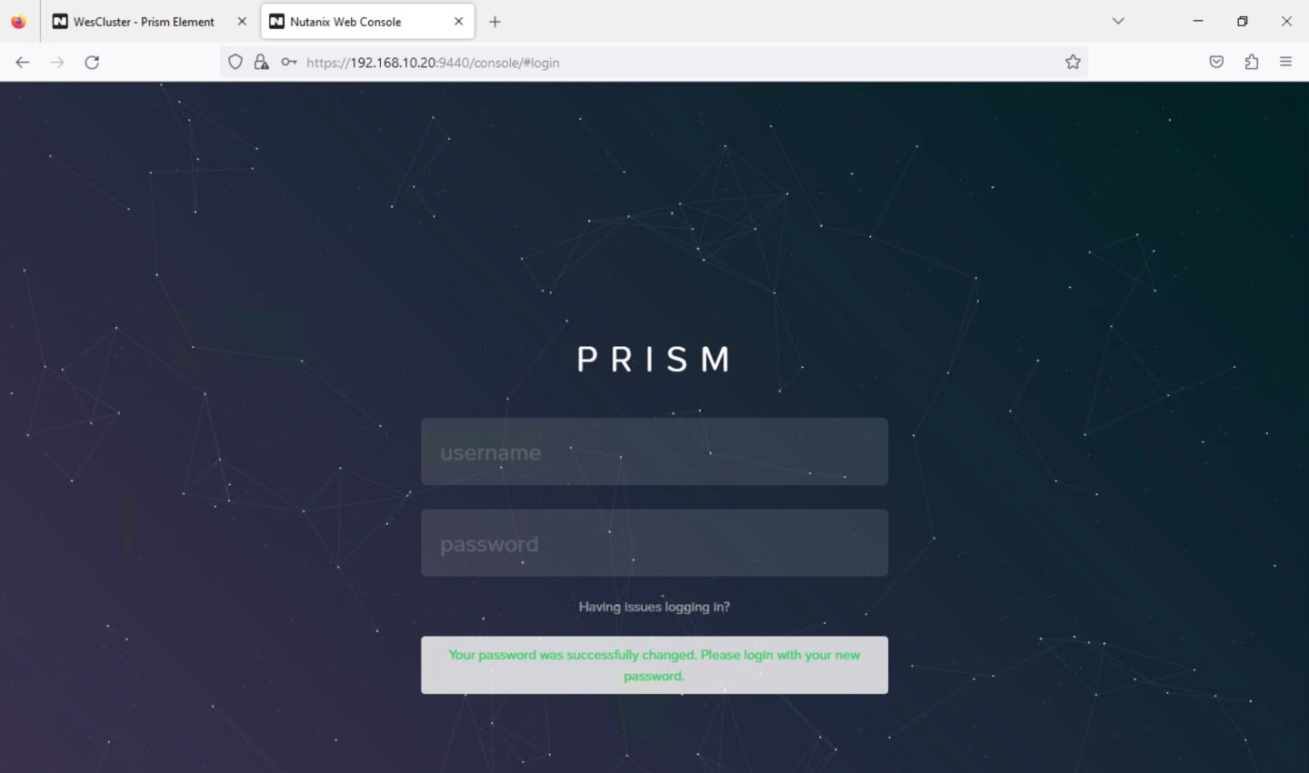 Connecting to Prism Central – Wesnovator Solutions