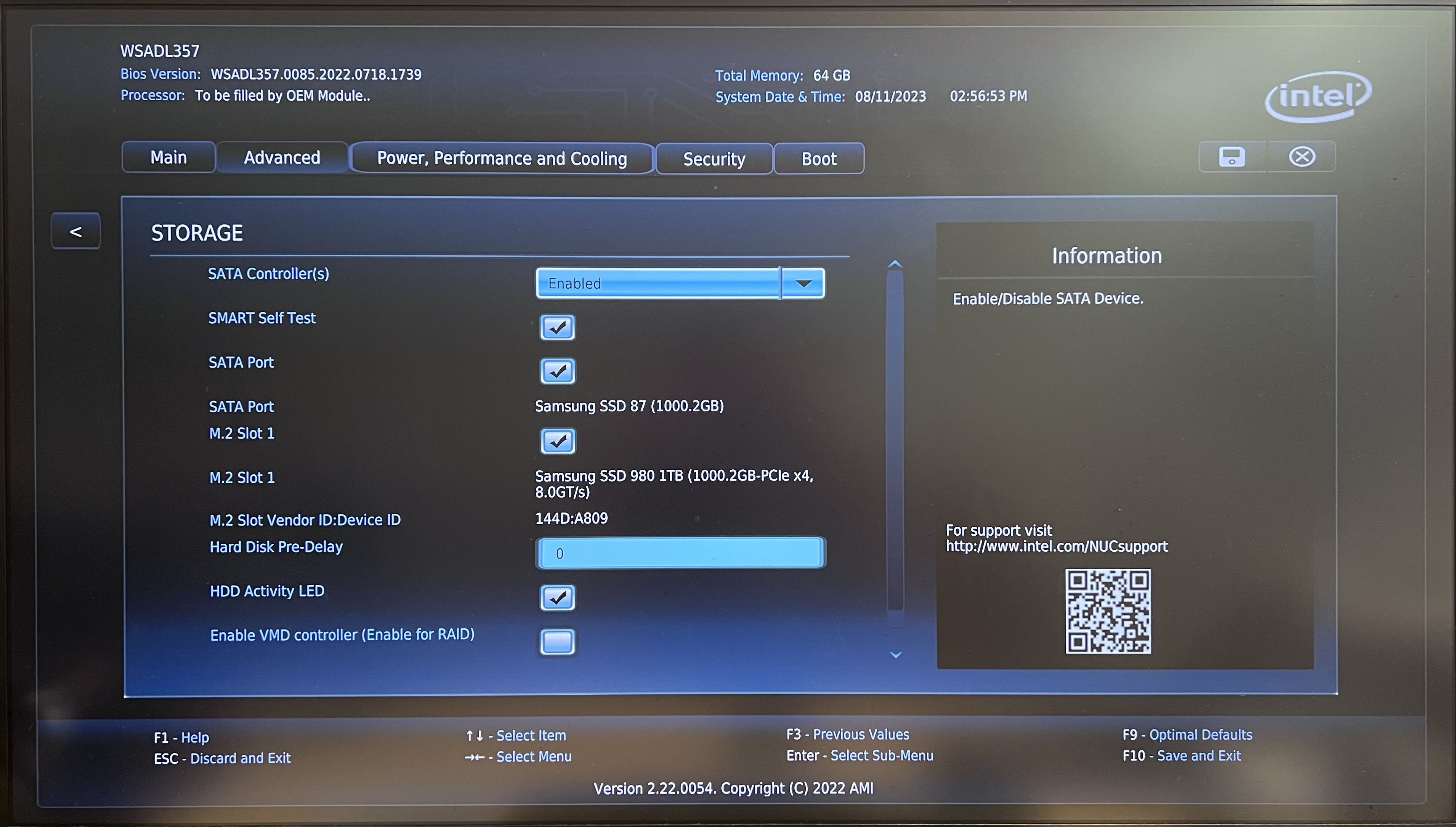 Preparation of Intel NUC BIOS – Wesnovator Solutions