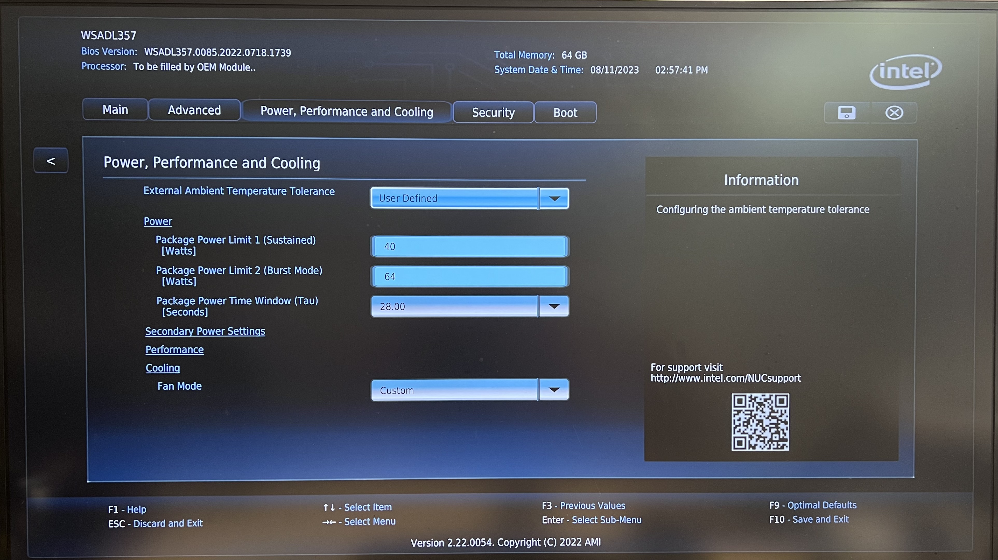 Preparation of Intel NUC BIOS – Wesnovator Solutions